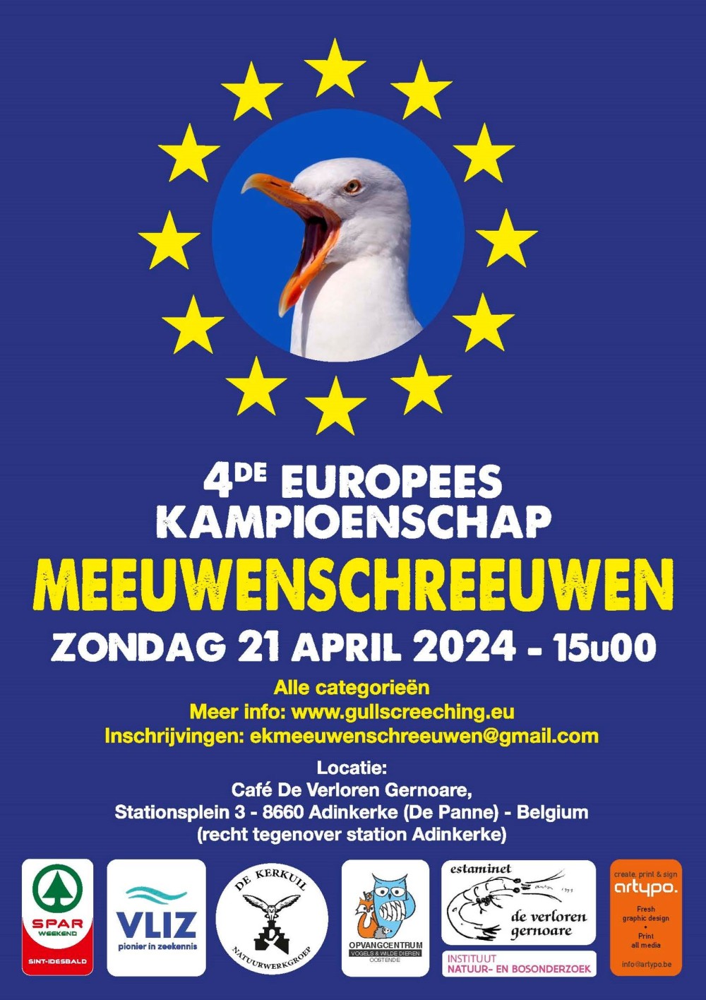 4th European Seagull Screeching Championships 2024