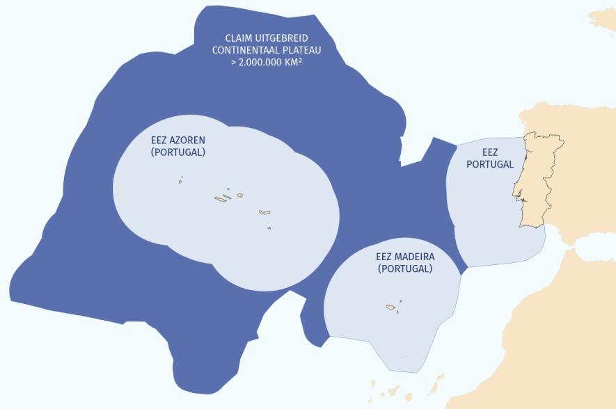 Marine Regions breidt uit met uitgebreide continentale plateaus